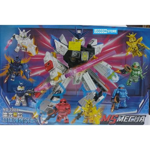 Promo Brick Gundamm Robot MS Mecha 8 in 1 Robot 7128 - Mainan Balok ...
