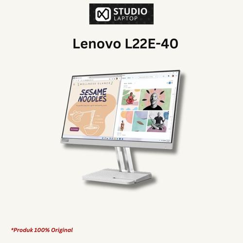 Jual Lenovo L22E-40 Monitor 22 Inch FHD VA 4ms 75Hz FreeSync HDMI VGA ...