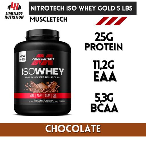 Promo MUSCLETECH ISOWHEY - 5LBS 100% WHEY ISOLATE - Chocolate - Kab ...