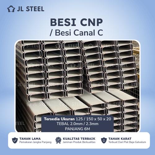 Jual BESI CNP 100 125 150 x 50 x 20 x 6 m - Besi Canal C - GRADE A FULL ...