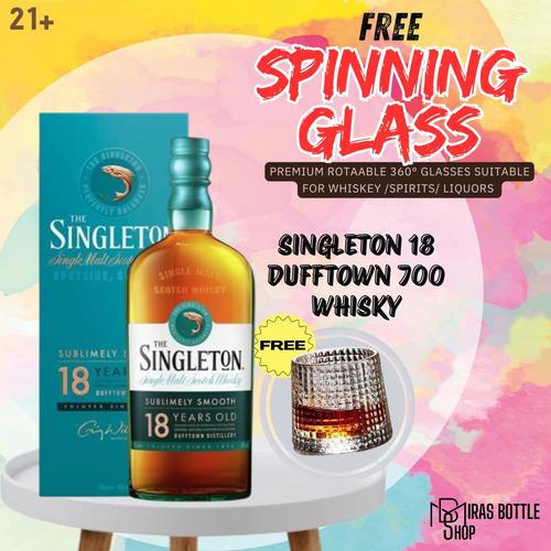 Promo SINGLETON 18 SUBLIMELY SMOOTH 700 DUFFTOWN SCOTCH WHISKY SINGLE MALT SINGLETONE SINGLE TON ...