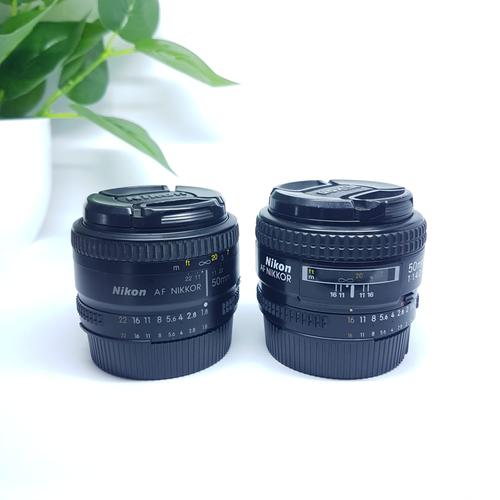 Jual LENSA nikon AFD 50mm f1.8 & AFD 50mm F1.4 lumayan mulus bergaransi - 50mm f1 8 - Kab ...