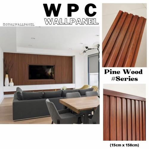 Jual 1Meter FLUTED WPC WOOD PANEL ROYAL WALLPANEL - 1m Alderwood ...