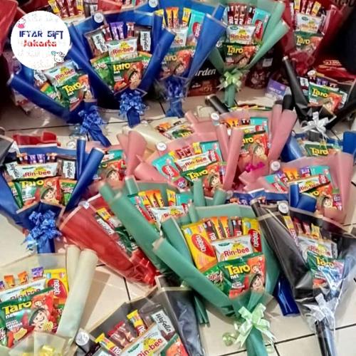 Jual BUKET SNACK MURAH I BUKET JAJAN I BOUQUET ULTAH I BUKET SNACK ...