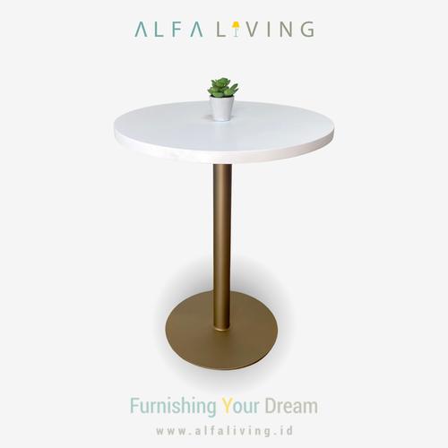 Jual ALFA LIVING Ninu - Dining Table/Meja Makan, Meja Bundar Kompak ...