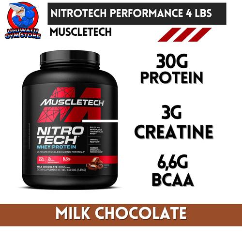 Jual MUSCLETECH NITROTECH NITRO TECH PERFORMANCE 4 LBS WHEY 4LB USA Whey Protein - Kab. Badung ...