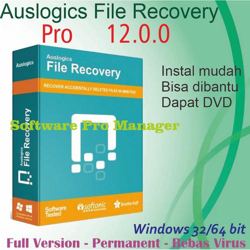 Jual Auslogics File Recovery Pro - Full Version, Lifetime - Kota Bekasi ...