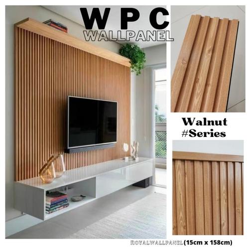 Jual 1Meter FLUTED WPC WOOD PANEL ROYAL WALLPANEL - 1m 24mm Marmer ...