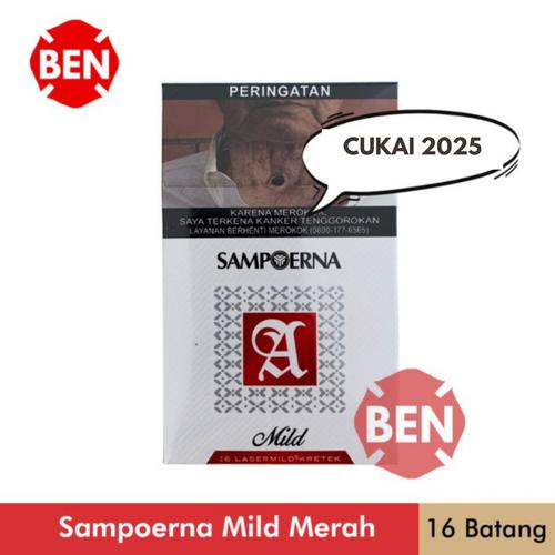 Jual Sampoerna Mild Merah 16 Batang / Rokok Sampurna Merah Red Grosir ...