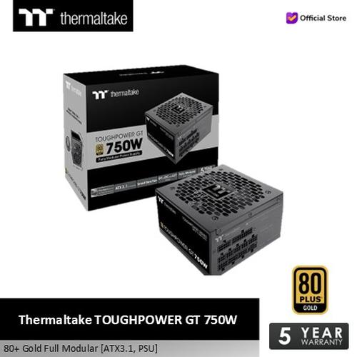 Promo Thermaltake TOUGHPOWER GT 750W 80+ Gold Full Modular [ATX3.1, PSU] Cicil 0% 3x - Jakarta ...