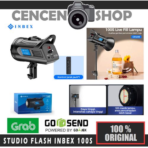 Jual INBEX IL-100S Foto Lighting Studio Lampu Fotografi Background LED ...