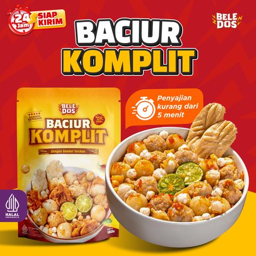 Jual Beledos Baciur Komplit 160 Gram dengan Sambal Taichan - Kota ...