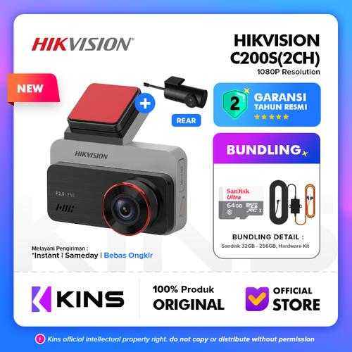 Promo HIKVISION C200S Dash Cam Pro 1080P (Front + Rear Camera) Dashcam ...