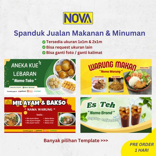 Jual Spanduk Makanan minuman / Spanduk Jualan Makanan minuman / Spanduk ...