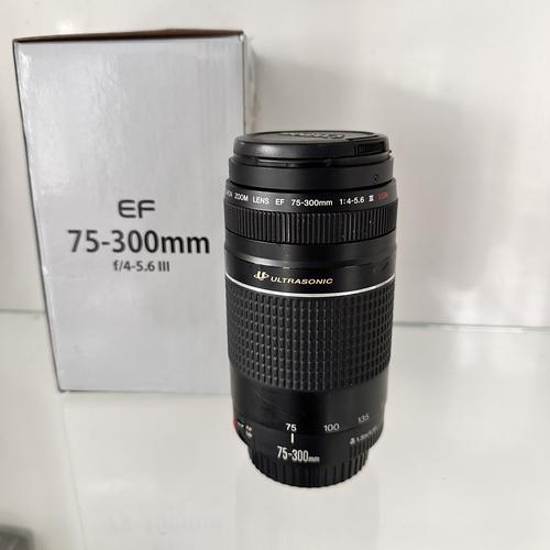 Jual Lensa Tele Canon 75-300mm iii fullset box mulus - Kab. Wonosobo ...