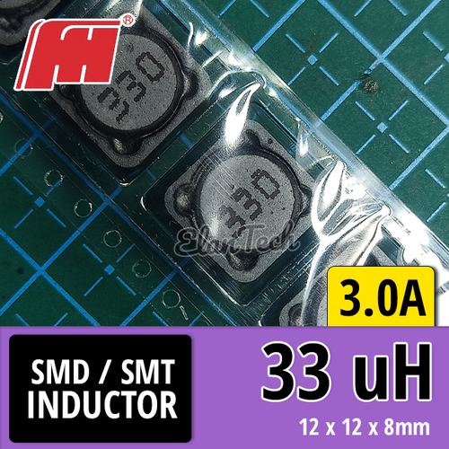 Jual Induktor SMD 33uH 3A 330 MS127 12x12x7mm SMT Fenghua FH Power ...