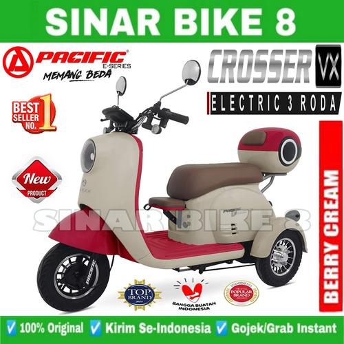 Jual Sepeda Motor Listrik PACIFIC CROSSER VX Electric E Bike Roda Tiga ...