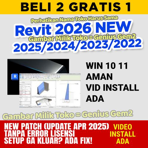 Jual Revit 2026 2025 2024 2023 2022 - Masker+Drive, Revit 2024 - Kota ...