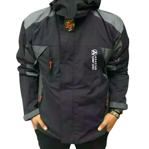 Jual Jaket Pria Hoodie Running Sport Taslan Parasut Outdoor Jaket ...