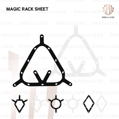Promo Magic Rack Sheet Billiard Diamond / Turtle Rack / Pro Diamond ...
