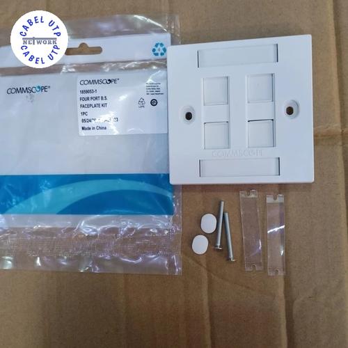 Jual Faceplate 4 Hole Amp Commscope - Jakarta Pusat - GLOBAL NETWORK ...