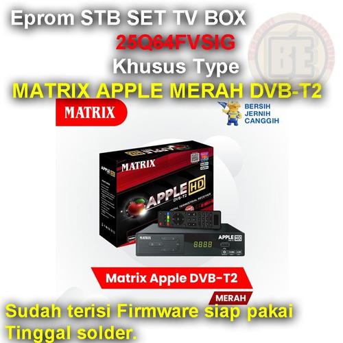 Jual Ic Eprom Firmware STB SET TV BOX MATRIX APPLE MERAH DVB-T2 ...