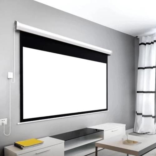 Jual Screen Projector Motorized 60 Inch - Layar Proyektor 60" Elektrik ...