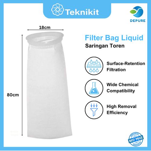 Jual Filter Bag Saringan Toren (5 Micron) 7" x 32"- Saringan Penampung ...