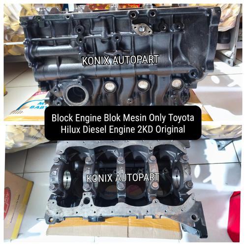 Jual Block Engine Blok Mesin Only Toyota Hilux Diesel Engine 2KD ...