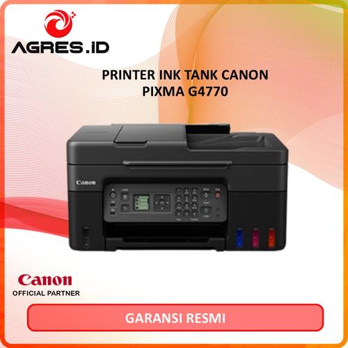 Promo Printer Ink Tank CANON PIXMA G4770 Print Scan Copy FAX Wifi ADF 4 ...