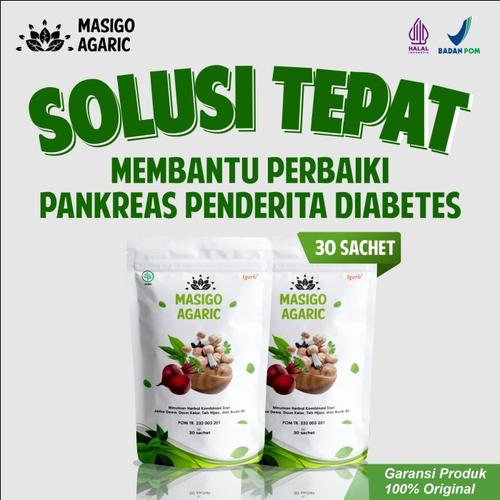 Jual masigo agaric 30sachet solusi tepat turunkan gula darah - 10 Pcs ...
