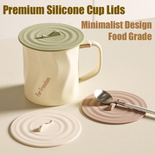 Promo Premium Silicon Cup Lids Tutup Gelas Cover Cangkir Silikon Food ...