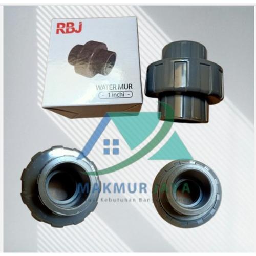 Jual WATERMUR WATER MUR PVC 1" INCH POLOS TANPA DRAT RBJ UNION SOCK ...