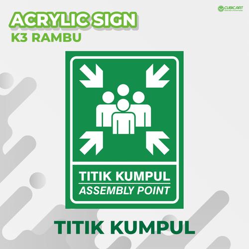 Jual Plang Rambu | Plang Titik Kumpul (Assembly Point) - 30x40 cm ...