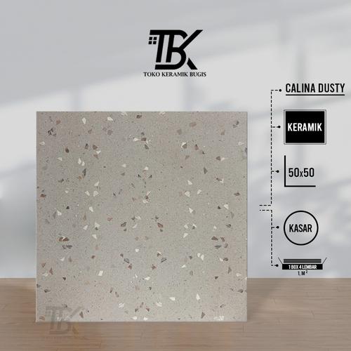 Jual Keramik Lantai Kasar Habitat Calina Dusty Grey 50 x 50 - Jakarta ...