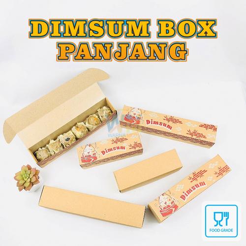 Jual Dus Box Dimsum Panjang / Dimsum Box / Kotak Dimsum Laminasi / Dus ...
