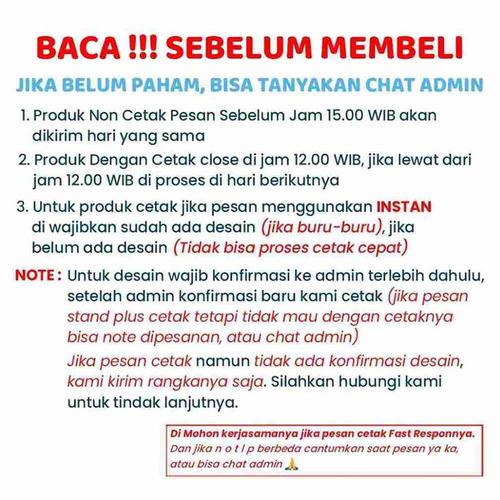 Jual Cetak Standing Banner Tripod Custom Desain 1 / 2 Sisi - Paket ...