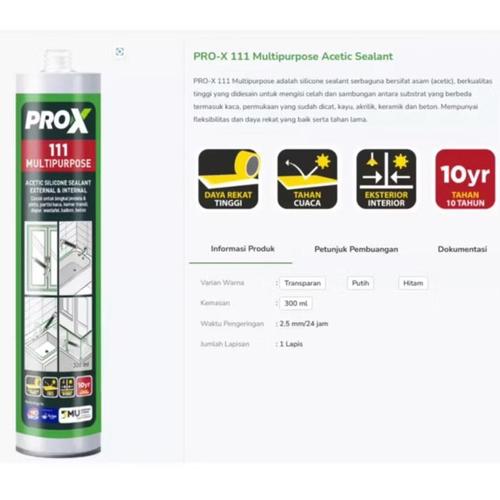 Jual LEM KACA SEALANT PEREKAT SILIKON ||PRO-X 111 ||Lem kaca|| SILICON NAT KERAMIK KACA KAMAR ...