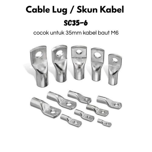 Jual Scun Skun SC35-6 Import Copper Terminal Copper Cable Lug - Jakarta ...