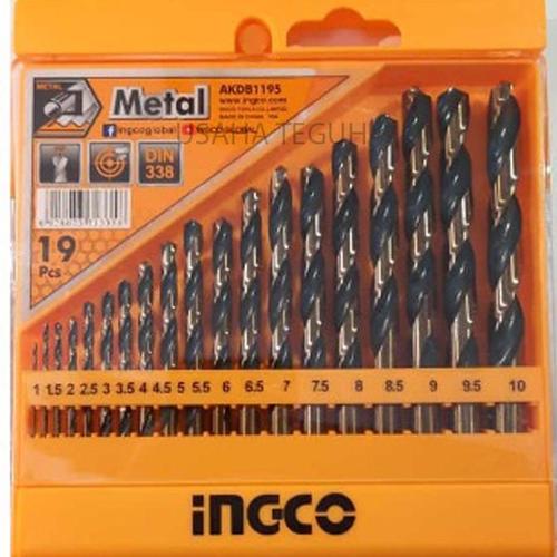 Jual Mata Bor Besi Set 19 pcs INGCO AKDB1195 - Kota Pekanbaru - Panca ...