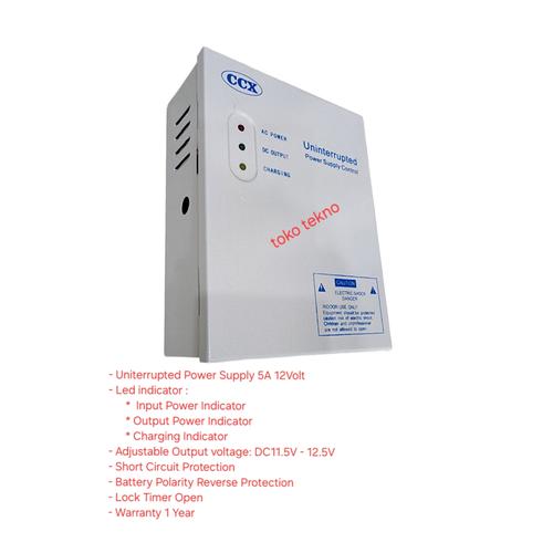 Jual Box PSU 5A 12V Uninterrupted with Led | Power Supply 12V 5A Uninterrupted for Access ...