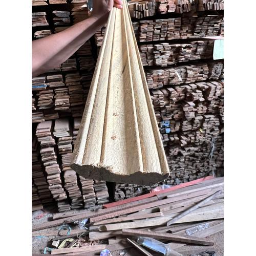 Jual k-35 Lis/List Kayu Sudut Plafon Kayu Meranti 4 Meter - 1m ...