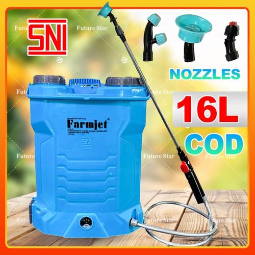 Promo SNI Merek Farmjet Guarantee Original Sprayer Elektrik Tangki 16 ...