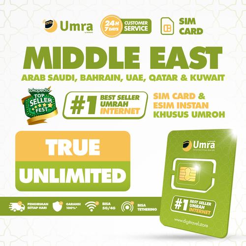 Promo SIM Card Saudi Arabia True Unlimited | Simcard Arab Saudi Haji ...