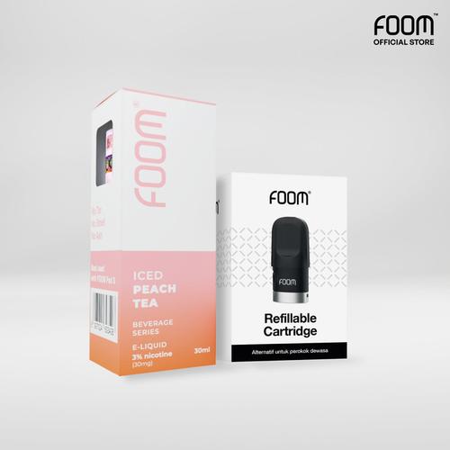 Promo Paket Bulanan Cartridge Pod X + Top Liquid Foom - LYCHEE TEA ...