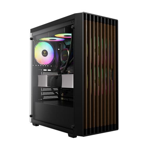 Promo Casing PC Komputer Gamdias AURA GC4 GC-4 ELITE REAL WALNUT MESH ...