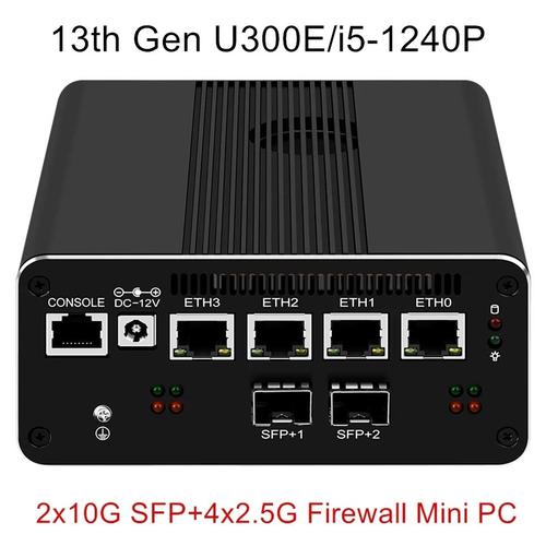 Jual Topton New 13th Gen Firewall Mini PC 2*10G SFP 4x Intel i226-V U300E 8505 i5-1240P 2*DDR5 ...