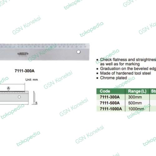 Jual INSIZE 7111-500A/INSIZE STRAIGHT EDGE 500MM/PENGGARIS BESI INSIZE ...