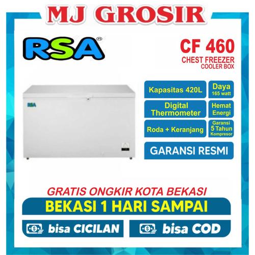Jual RSA CF 460 CHEST FREEZER BOX 460 L LEMARI PEMBEKU 460 LITER ...
