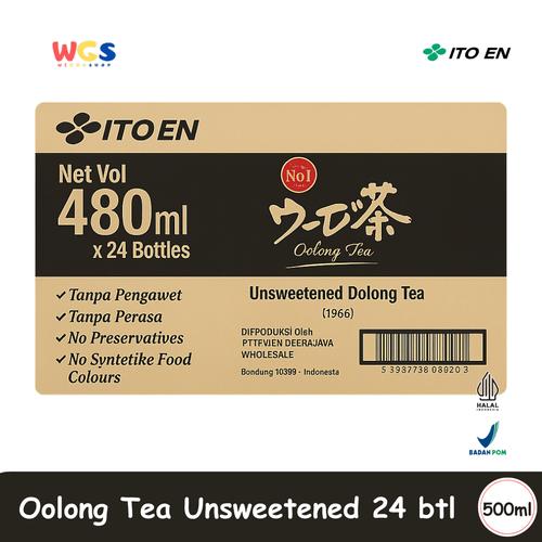 Jual ItoEn - Ito En Unsweetened Oolong Tea Drink 24 btl x 480 ml / Dus - Kab. Tangerang ...
